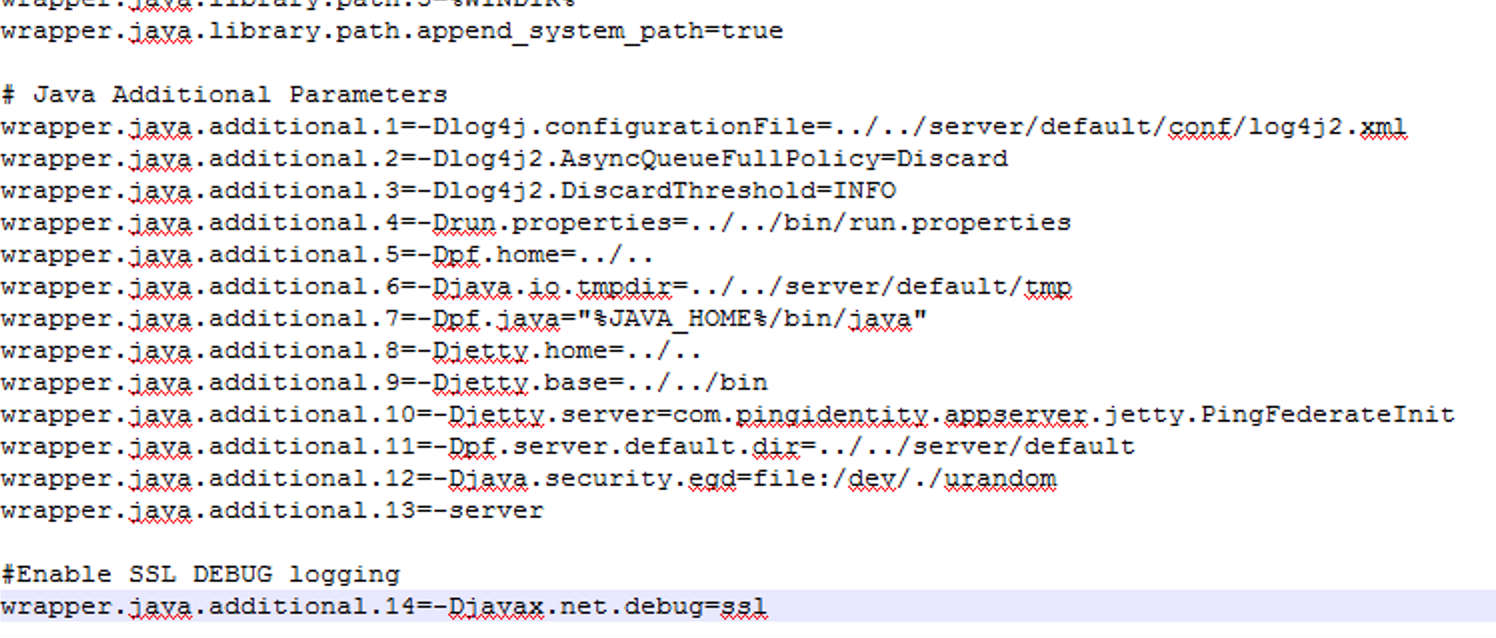 How do I get SSL handshake in the server.log?