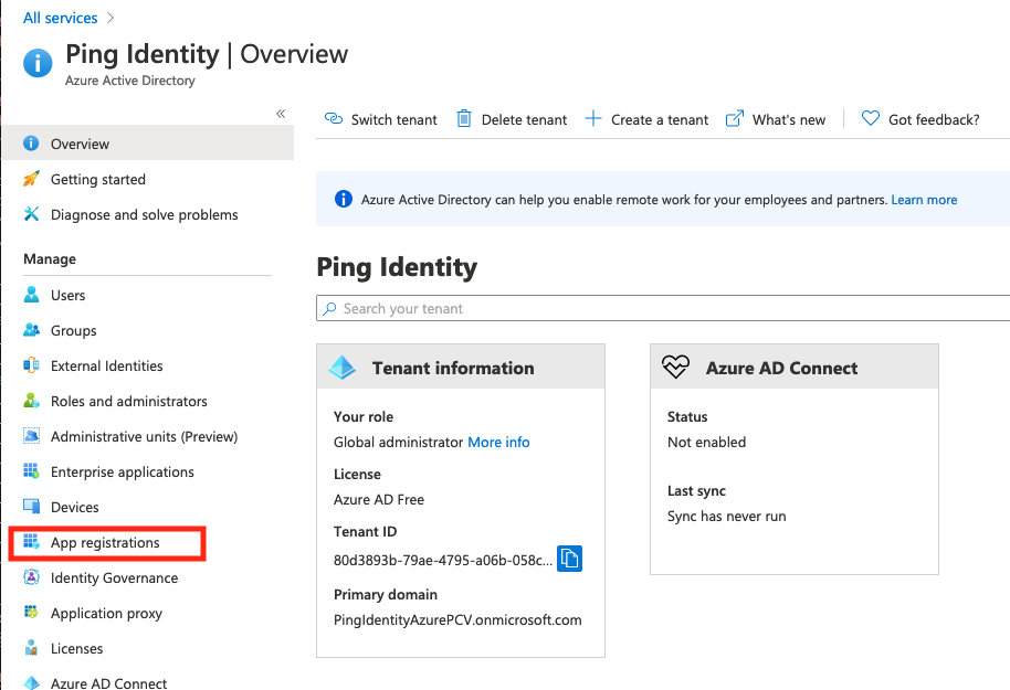 PingFederate: Microsoft Azure End to End integration using the Azure AD PCV