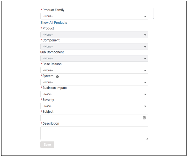 Support Portal - Case Management
