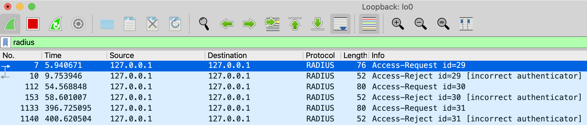 How do I use Wireshark to Troubleshoot the PingID RADIUS PCV?