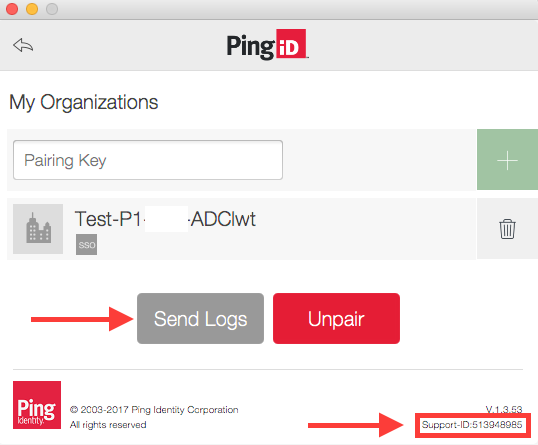 How to send PingID desktop application logs