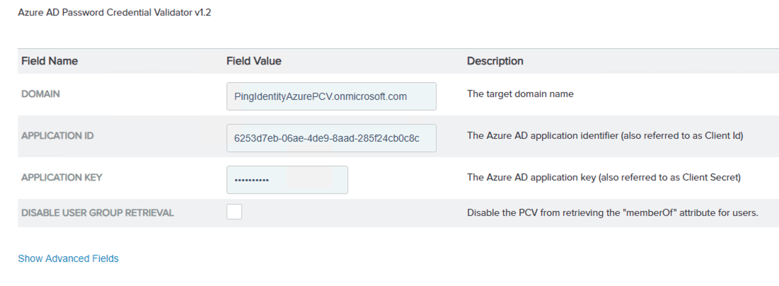 PingFederate: Microsoft Azure End to End integration using the Azure AD PCV