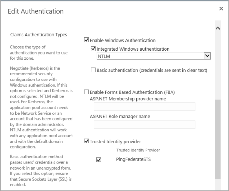How to configure federation with SharePoint Server