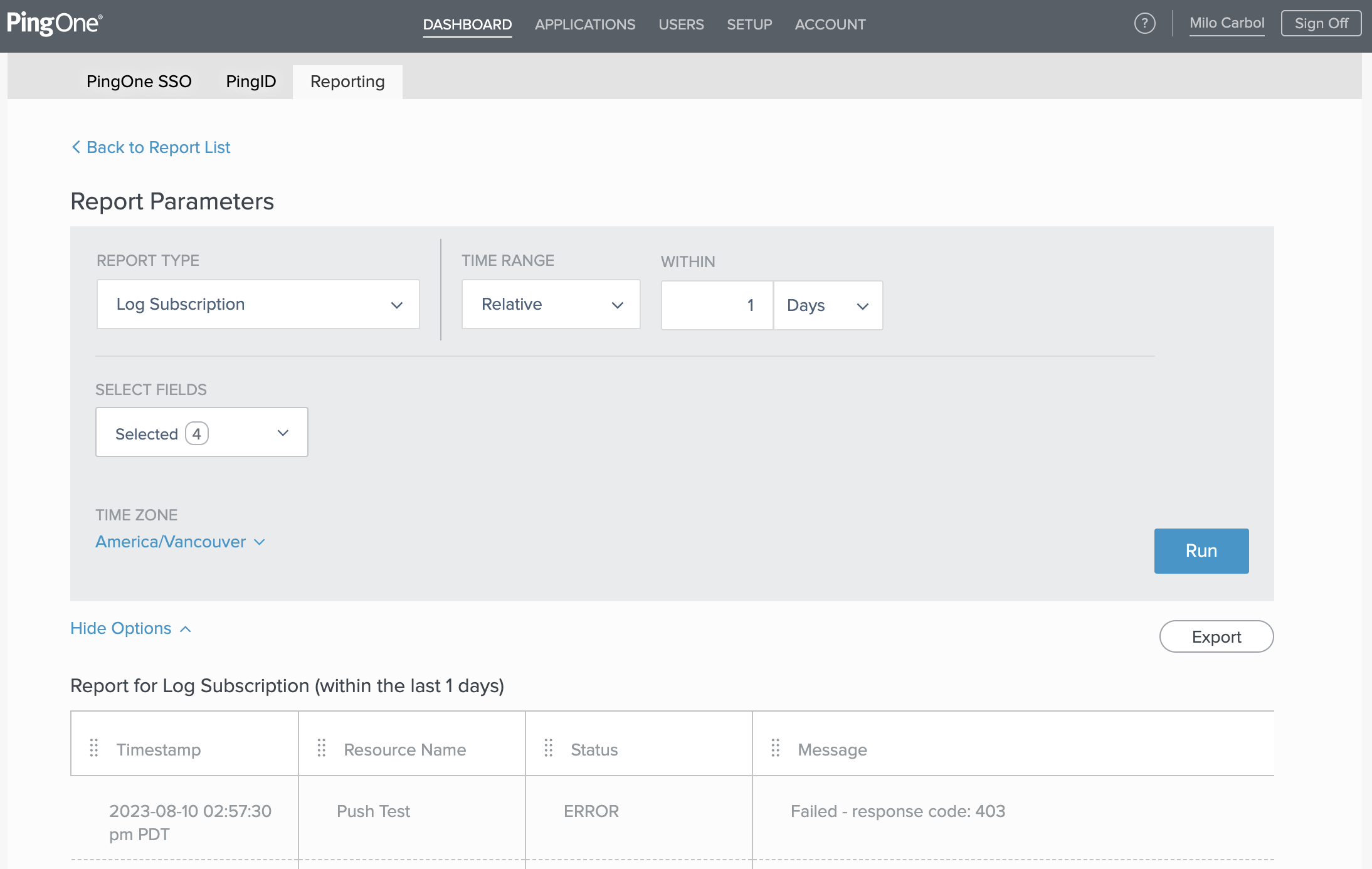 How To Troubleshoot a Push Subscription for PingOne for Enterprise or PingID