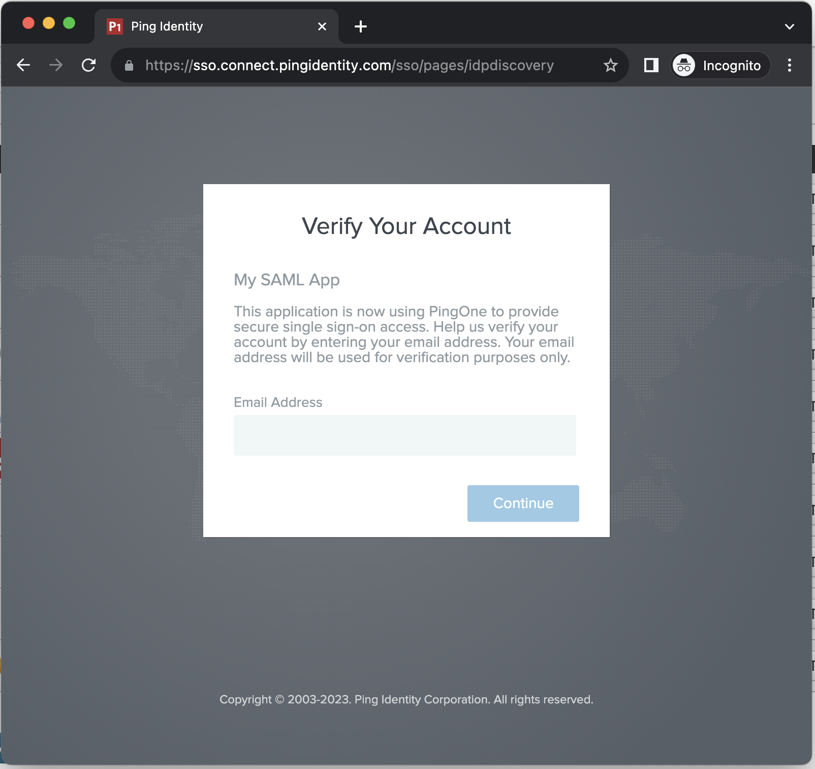 Users get "Verify Your Account" page during SP-initiated SSO with ...