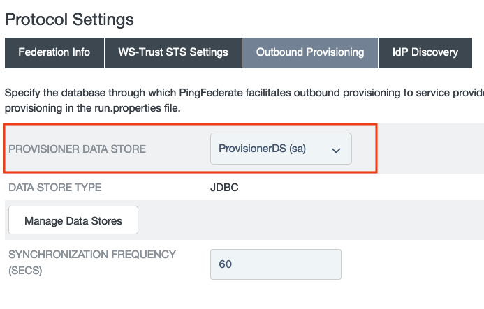 Hypersonic Database Usage with PingFederate