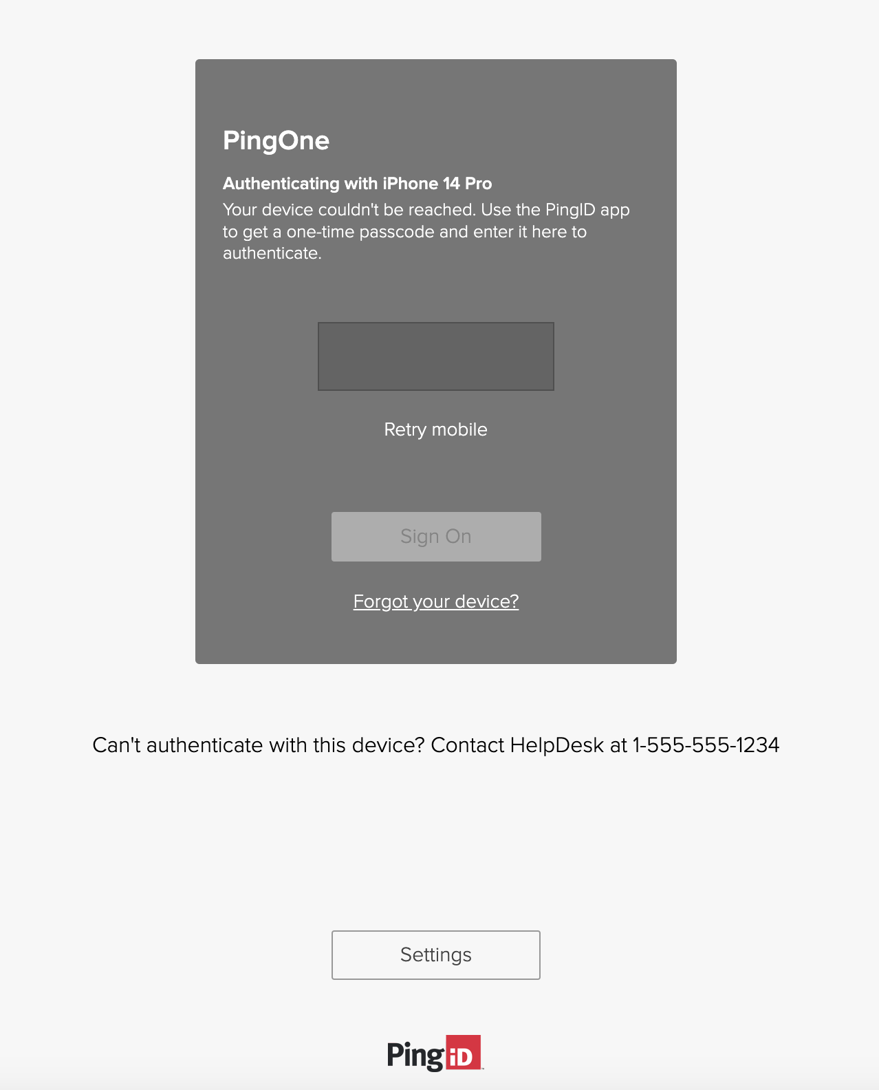 What Causes PingID to Display the Yellow "Retry" Screen instead of the ...
