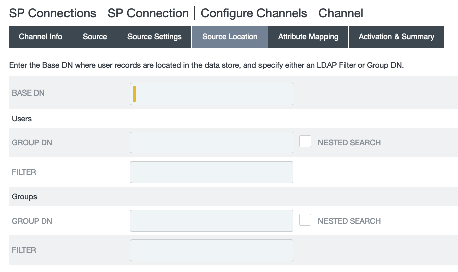 Tips for configuring Outbound Provisioning Source Location