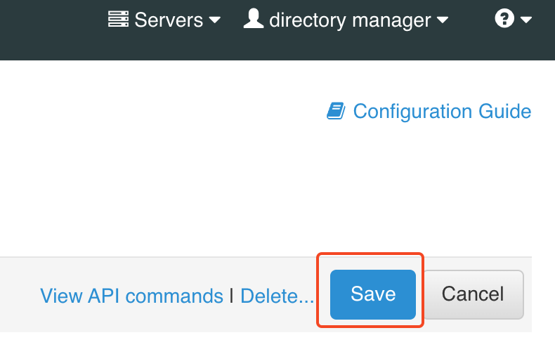 The "Save to all Servers in Server Group" option is missing in the Ping ...