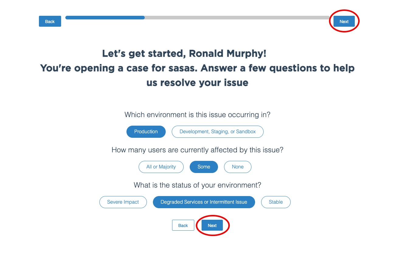 Support Portal - Case Management - Partners