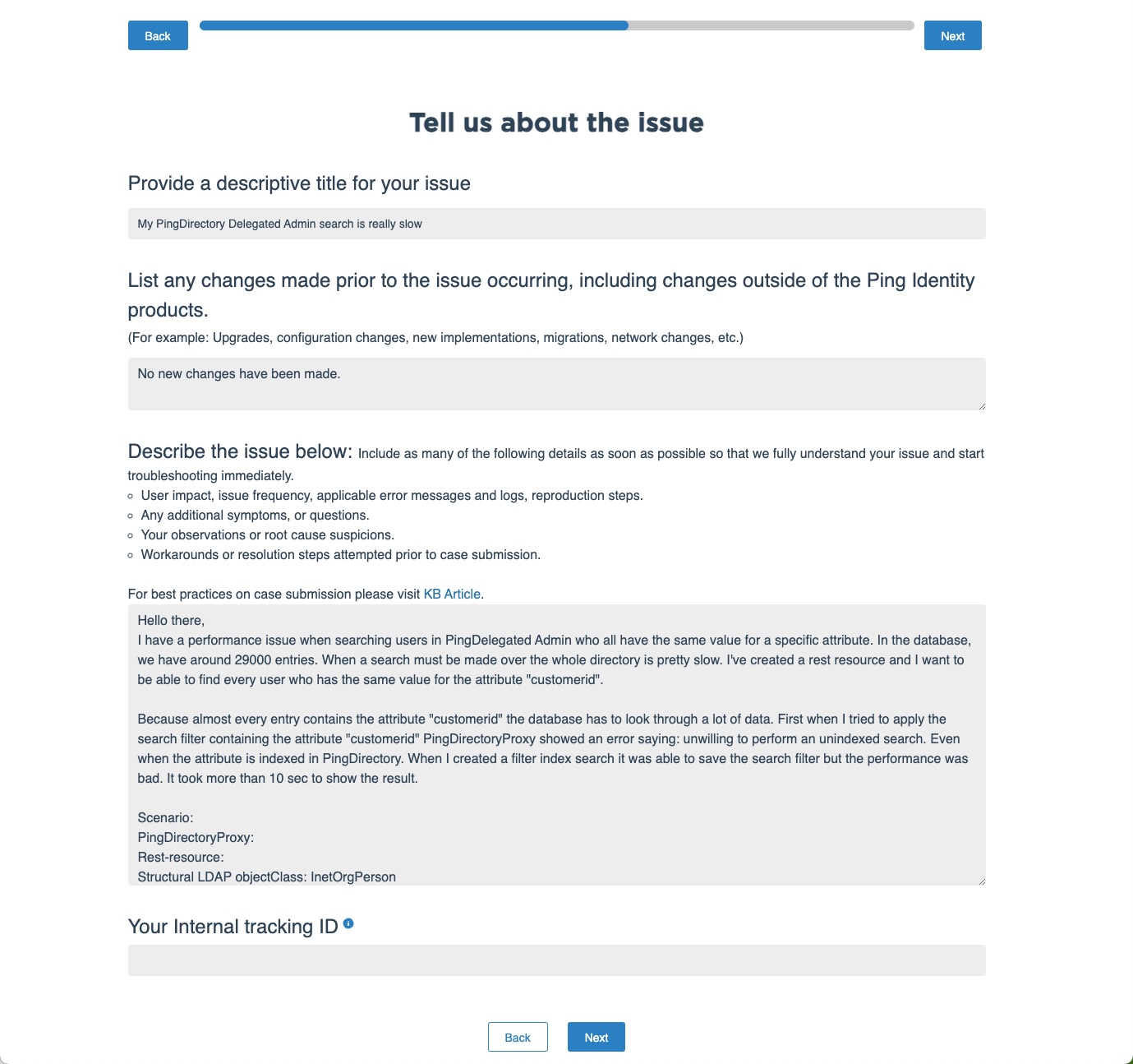 Support Portal - Case Management - Partners